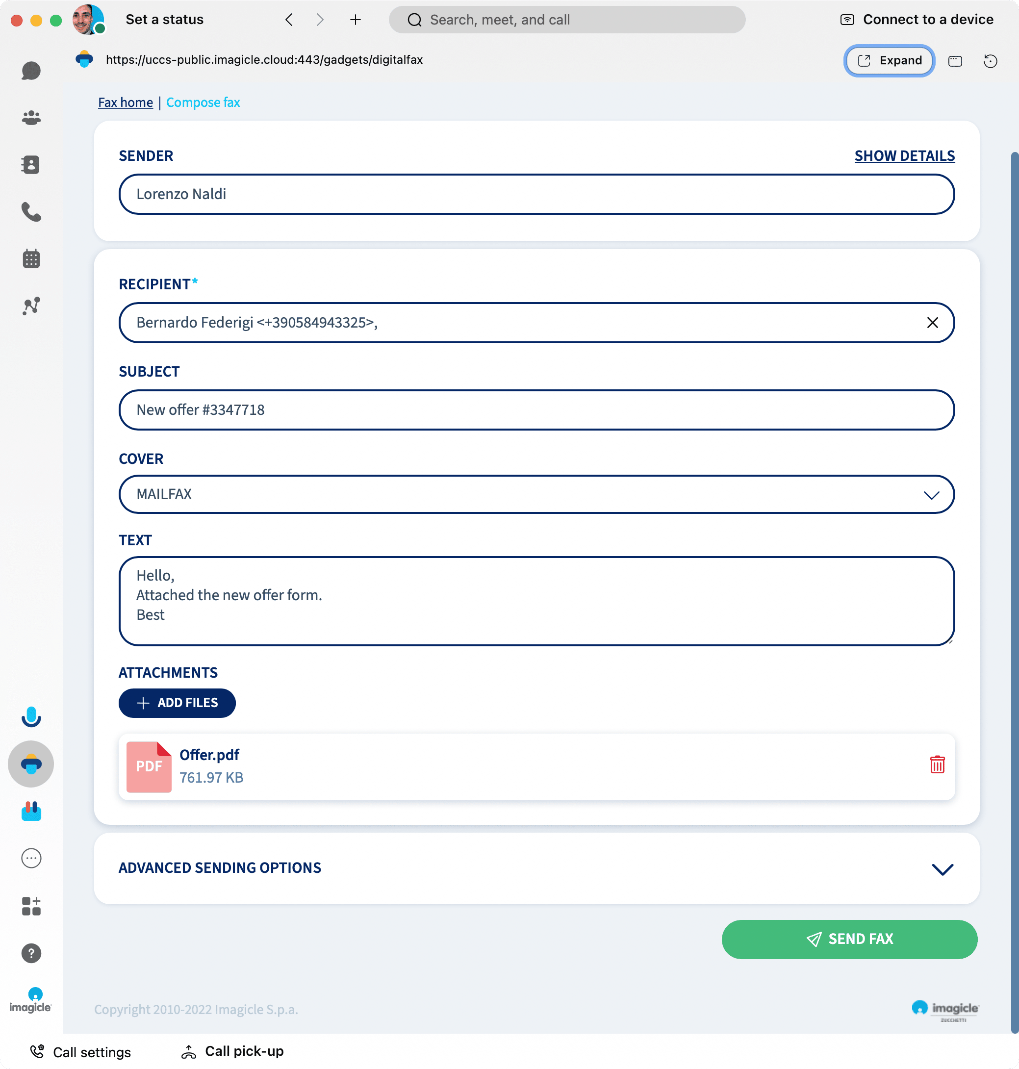 Digital Fax - Imagicle