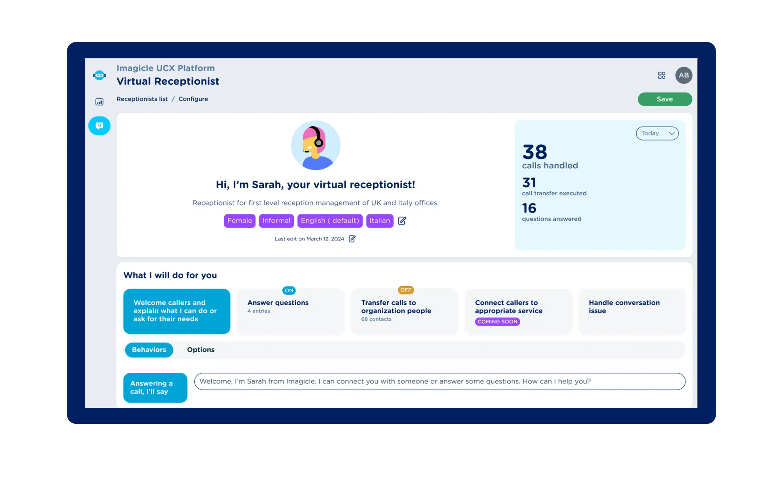 Imagicle for Receptionists - Imagicle