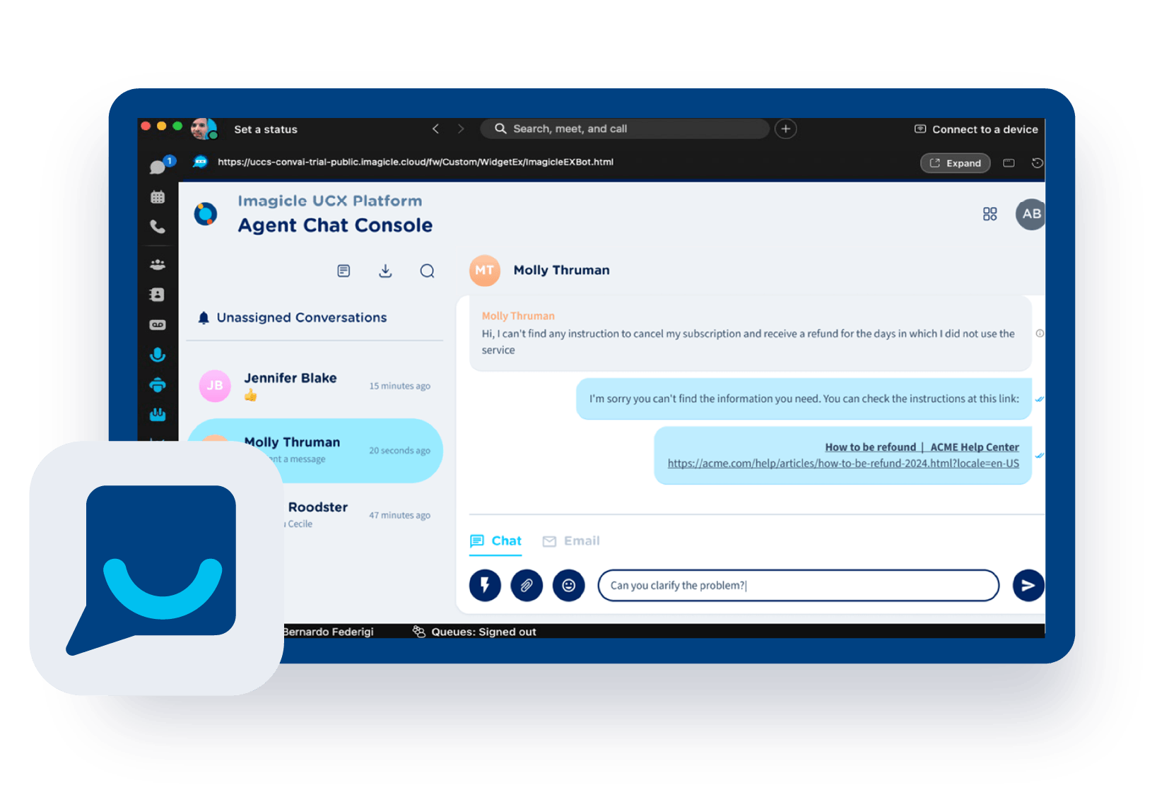 Imagicle UCX Engage - Elevating your Customer Experience with Human & Virtual interactions ...